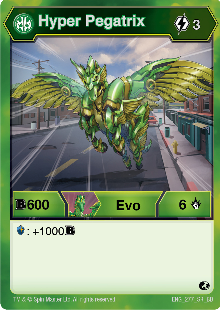 Hyper Pegatrix (277) - Battle Brawlers - Bakugan TCG