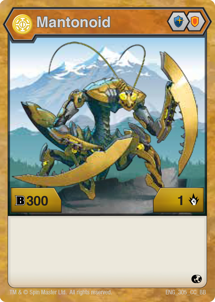Mantonoid - Battle Brawlers - Bakugan TCG