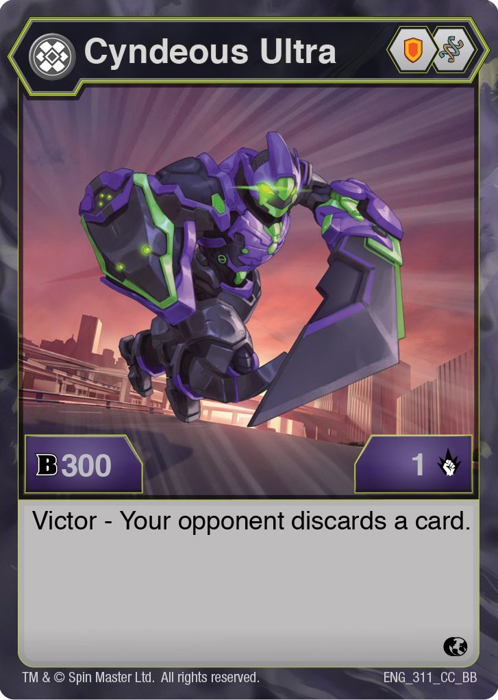 Cyndeous Ultra (311) - Battle Brawlers - Bakugan TCG