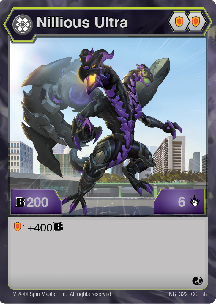 Nillious Ultra - Battle Brawlers - Bakugan TCG