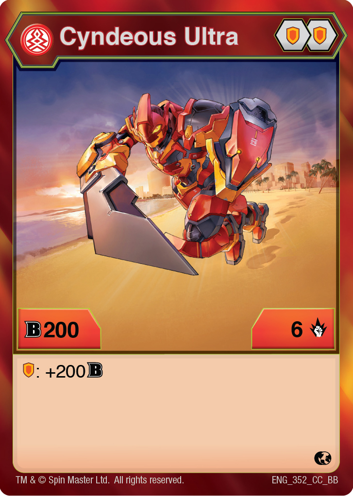 Cyndeous Ultra (352) - Battle Brawlers - Bakugan TCG