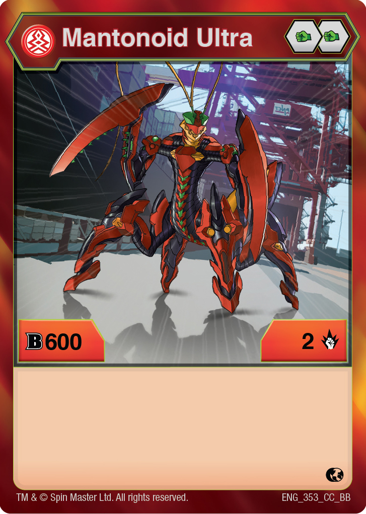 Mantonoid Ultra (353) - Battle Brawlers - Bakugan TCG