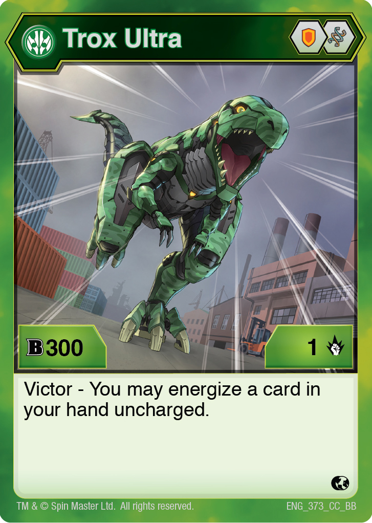 Trox Ultra (373) - Battle Brawlers - Bakugan TCG