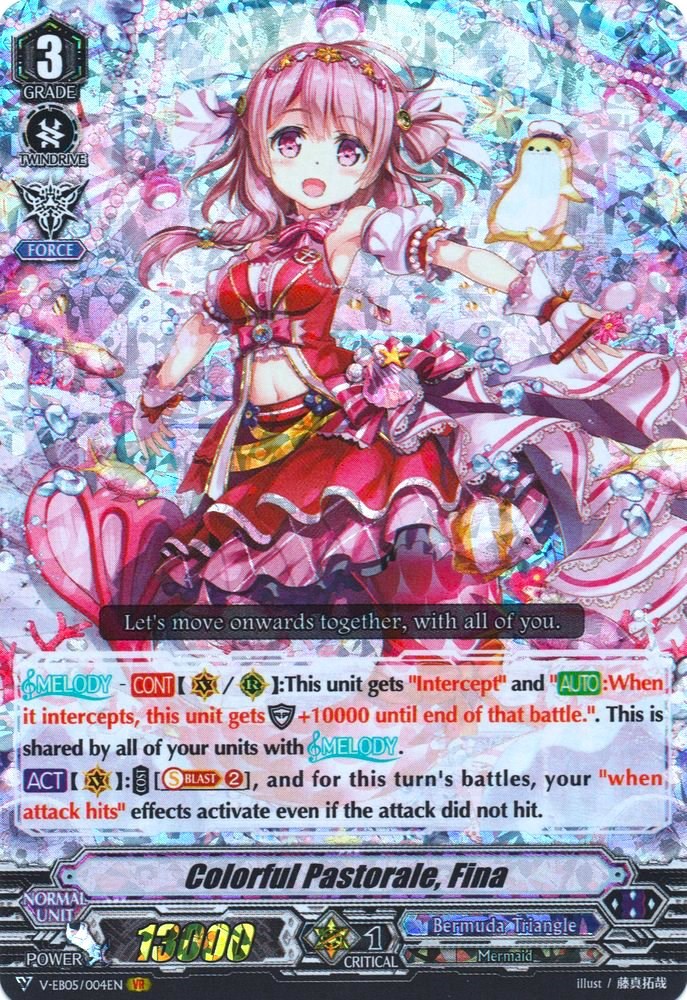 Colorful Pastorale, Fina - V-EB05: Primary Melody - Cardfight Vanguard