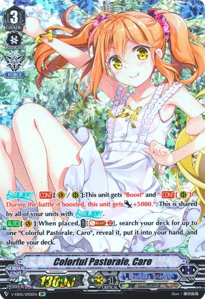 Colorful Pastorale, Caro (SP) - V-EB05: Primary Melody - Cardfight Vanguard