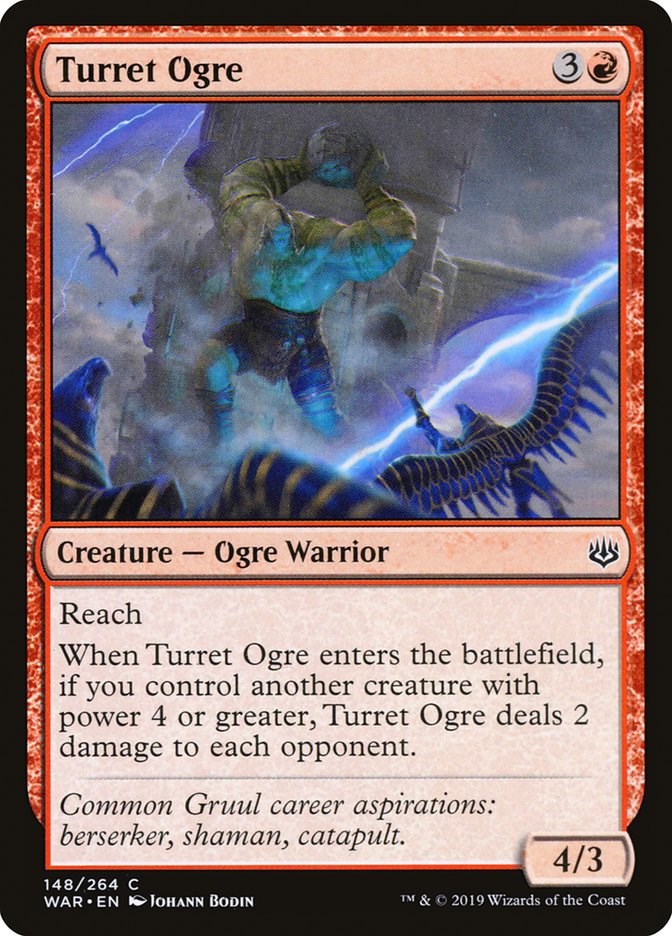 Turret Ogre - War of the Spark - Magic: The Gathering