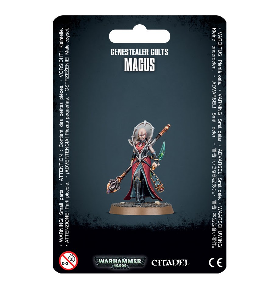 Warhammer: 40K - Genestealer Cults Magus - Warhammer Plastic Clampacks ...