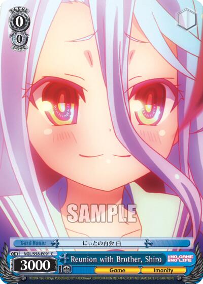 Reunion with Brother, Shiro - No Game No Life - Weiss Schwarz