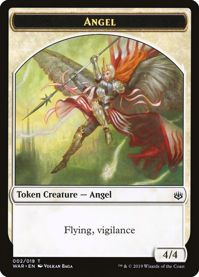 Angel Token - War of the Spark - Magic: The Gathering