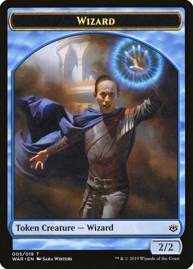 Wizard Token - War of the Spark - Magic: The Gathering