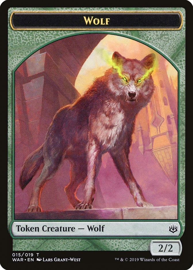 Wolf Token - War of the Spark - Magic: The Gathering