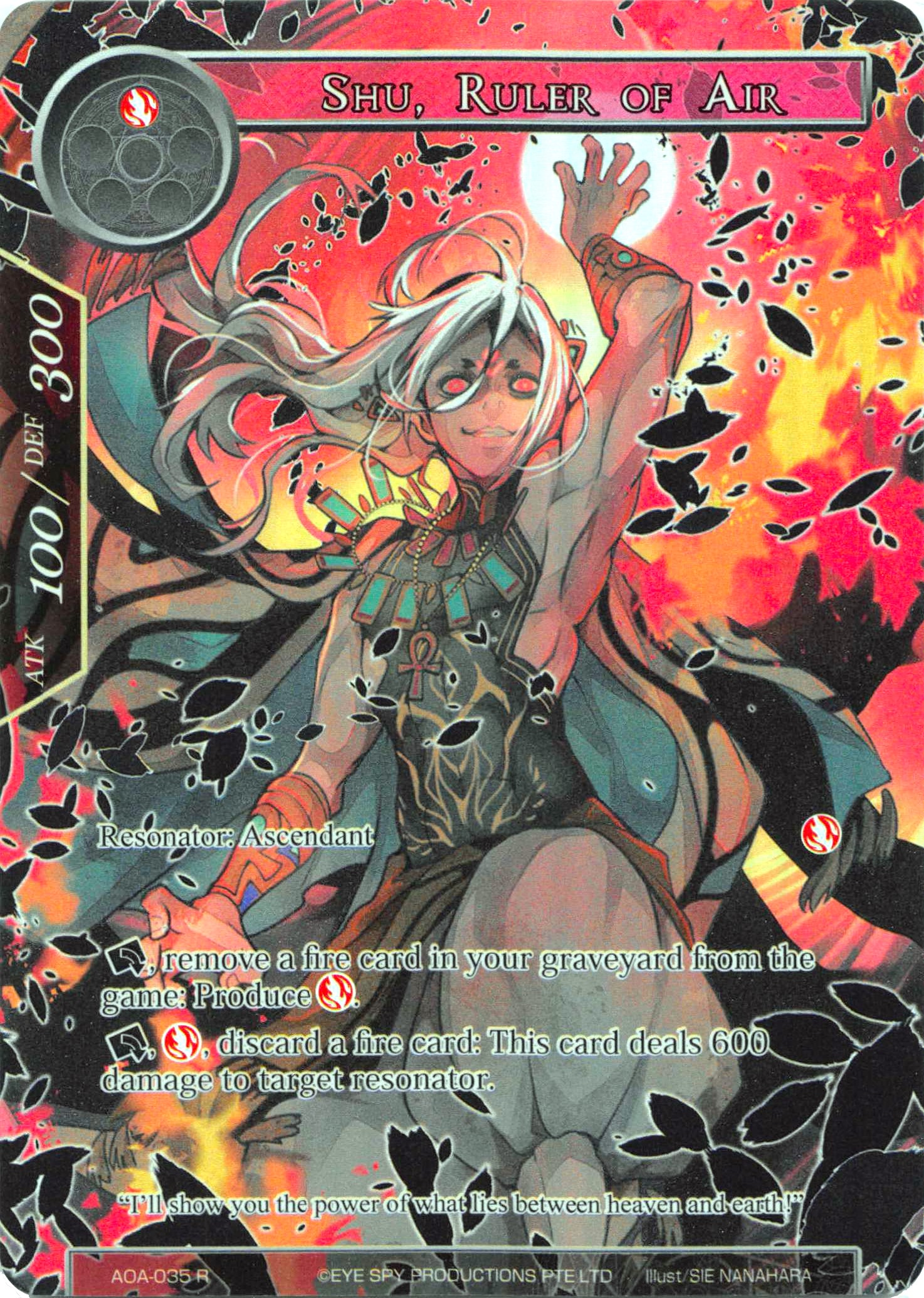 Shu, Ruler of Air (Full Art) - Awakening of the Ancients - Force of Will