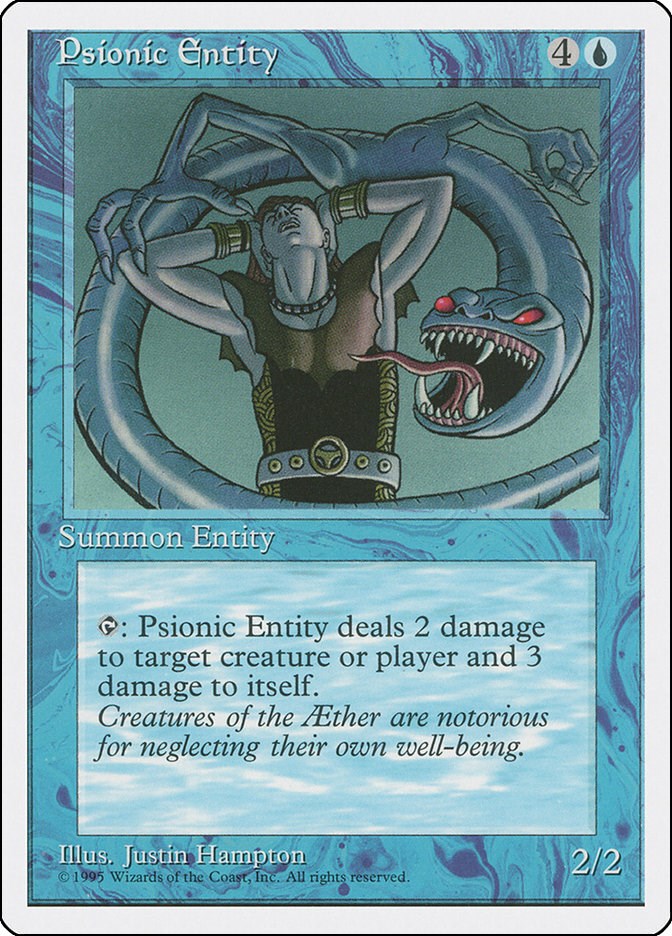 Psionic Entity - Fourth Edition - Magic: The Gathering