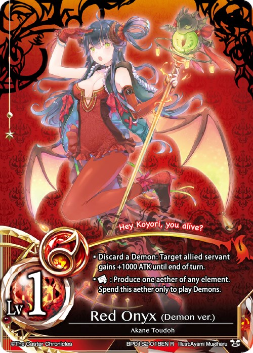 Red Onyx (Demon ver.) - Caster Wars - The Caster Chronicles
