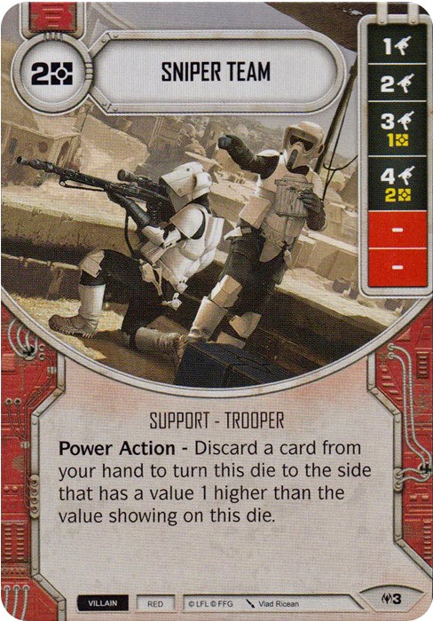 Sniper Team (Card Only) - Allies of Necessity - Star Wars: Destiny