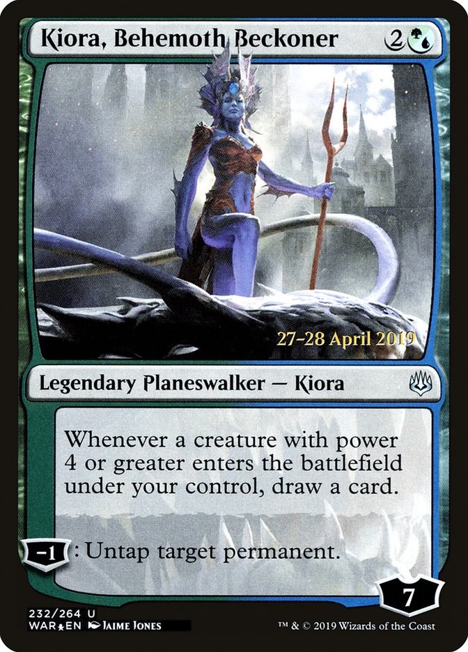 Kiora, Behemoth Beckoner - Prerelease Cards - Magic: The Gathering