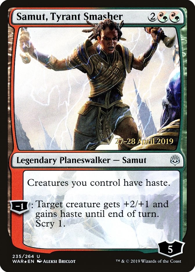 Samut, Tyrant Smasher - Prerelease Cards - Magic: The Gathering