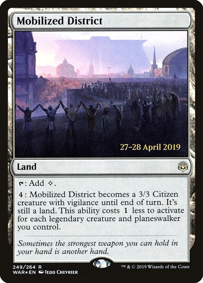 Mobilized District - Prerelease Cards - Magic: The Gathering