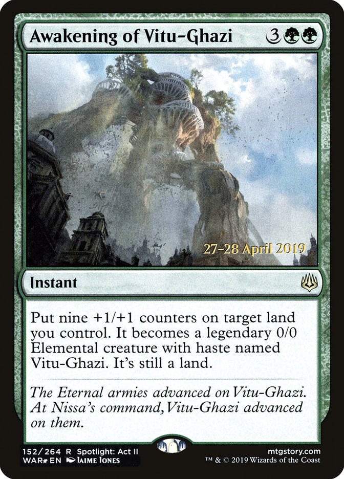 Awakening of Vitu-Ghazi - Prerelease Cards - Magic: The Gathering