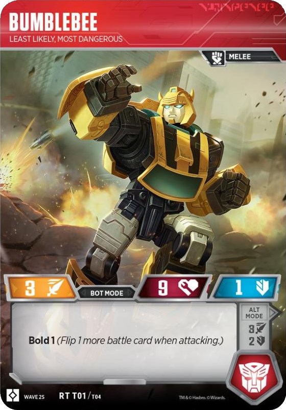 Bumblebee - Least Likely, Most Dangerous (Wave 2S - Bumblebee vs ...