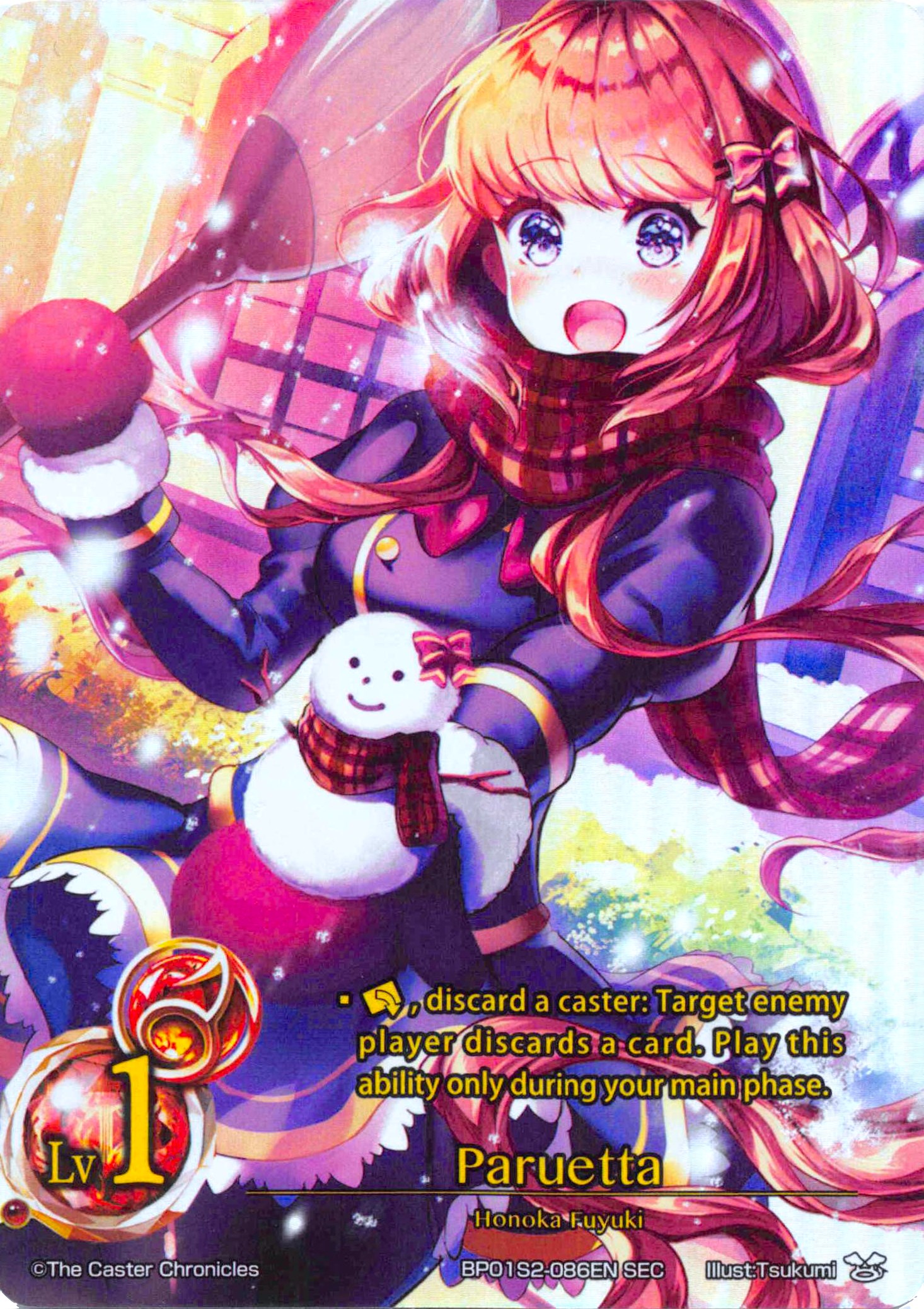 Paruetta (Secret Rare) - Caster Wars - The Caster Chronicles