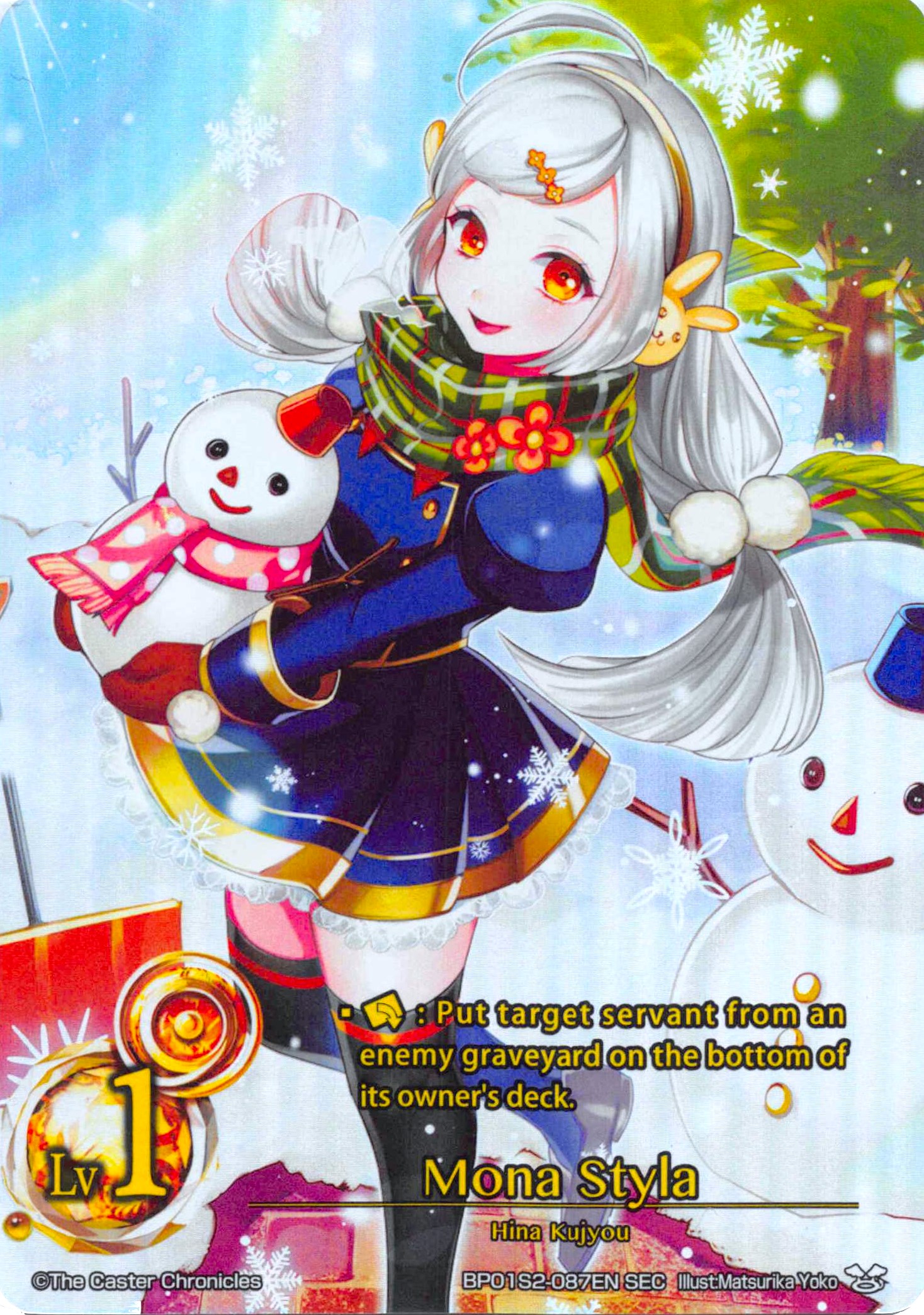 Mona Styla (Secret Rare) - Caster Wars - The Caster Chronicles