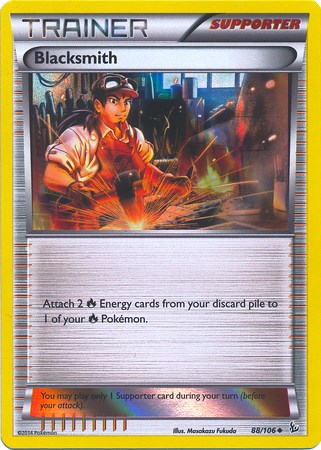 Blacksmith - 88/106 (Sheen Holo) - Miscellaneous Cards & Products - Pokemon