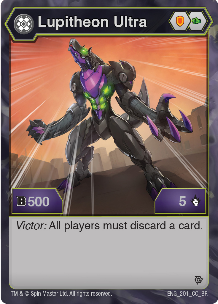 Lupitheon Ultra (201) - Resurgence - Bakugan TCG