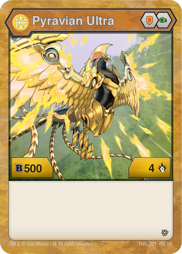 Pyravian Ultra (221) - Resurgence - Bakugan TCG