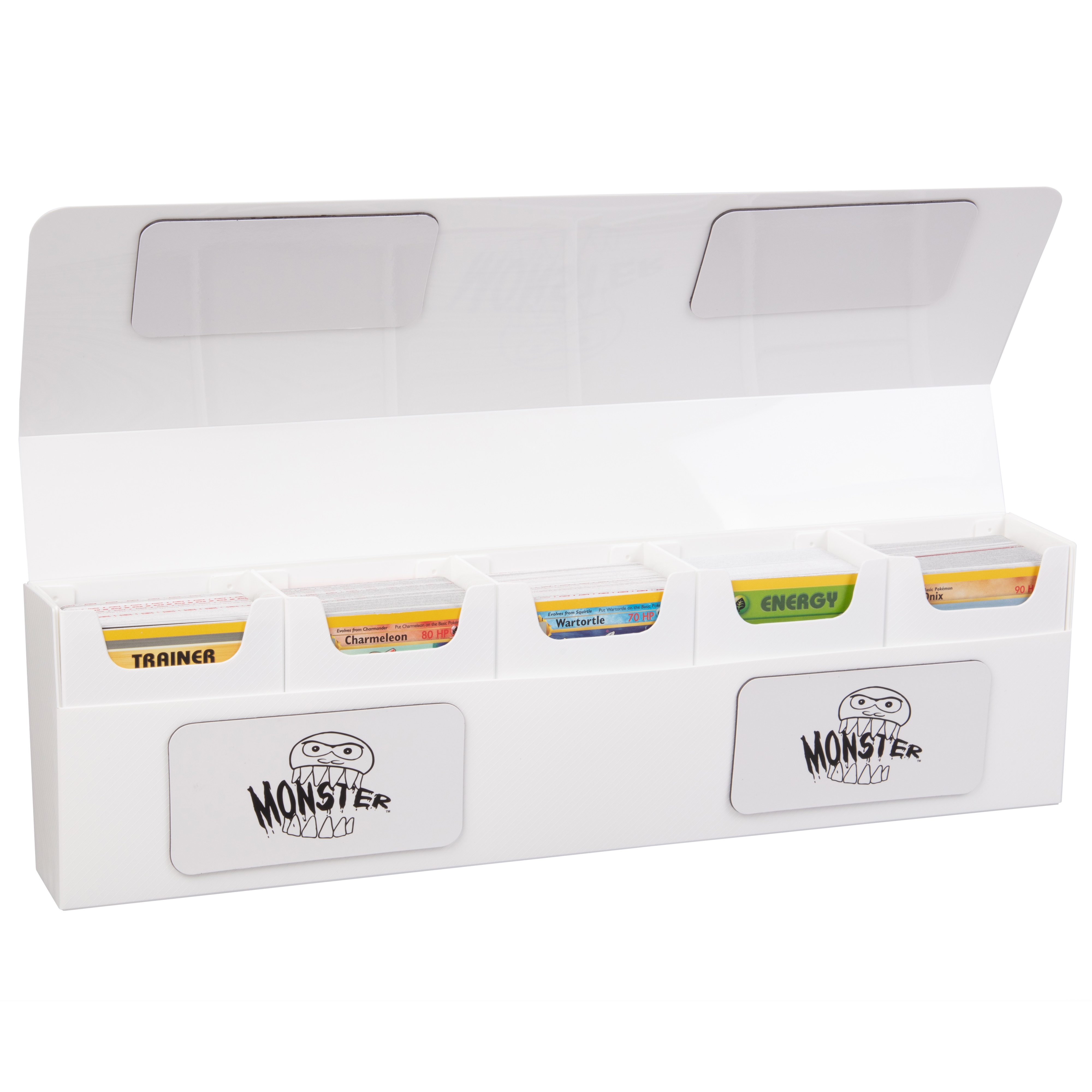 Hydra Mega - 5 Compartment Deck Box - White (Holds 375) - Monster ...