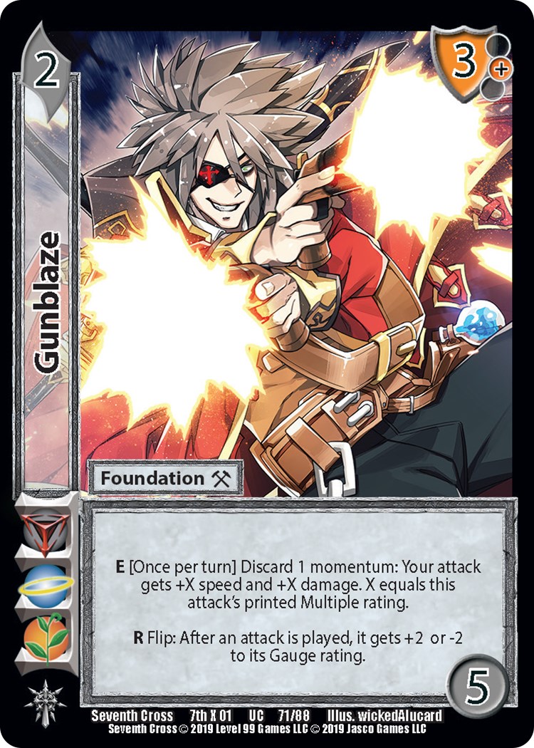 Gunblaze - Seventh Cross - UniVersus