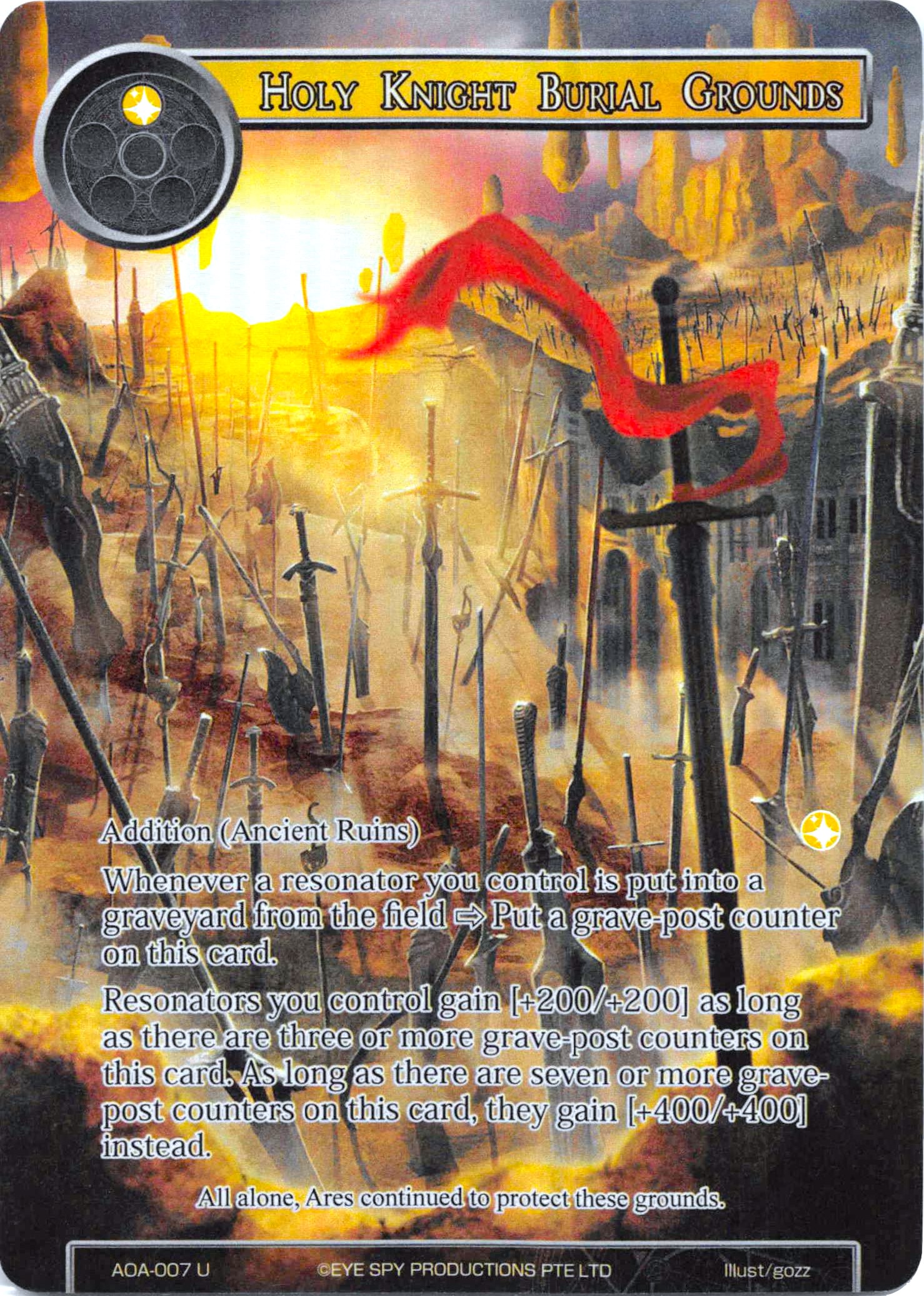 Holy Knight Burial Grounds (Full Art) - Awakening of the Ancients ...