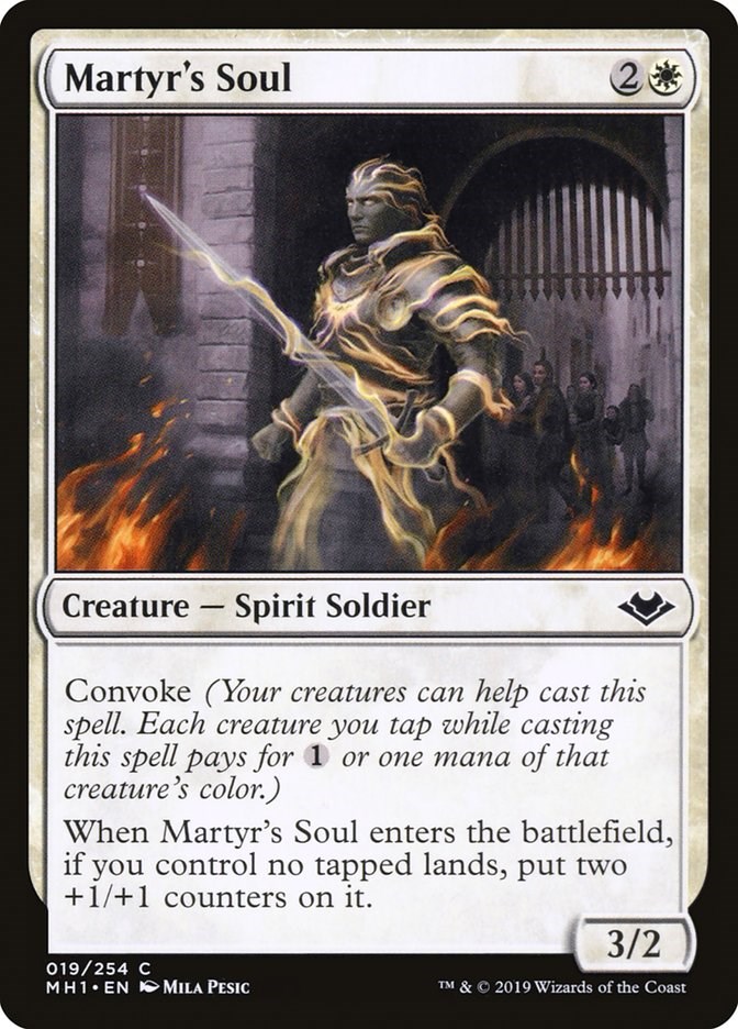 Martyr's Soul - Modern Horizons - Magic: The Gathering