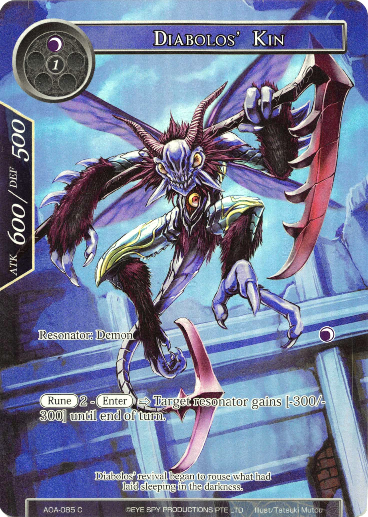 Diabolos' Kin (Full Art) - Awakening of the Ancients - Force of Will