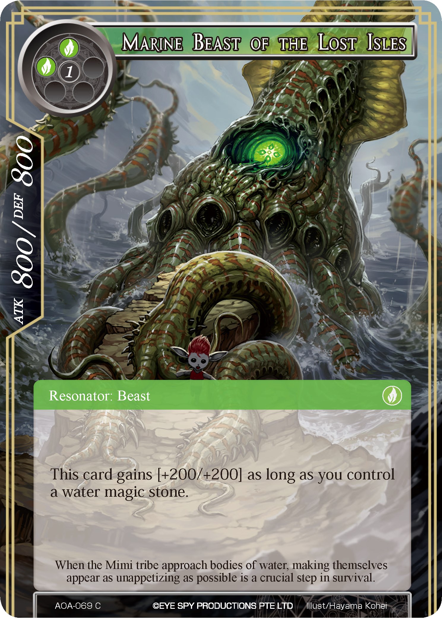 Marine Beast of the Lost Isles - Awakening of the Ancients - Force of Will