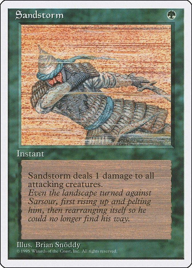 Sandstorm - Fourth Edition - Magic: The Gathering