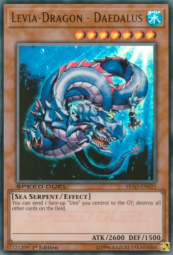Levia-Dragon - Daedalus - Speed Duel: Attack from the Deep - YuGiOh