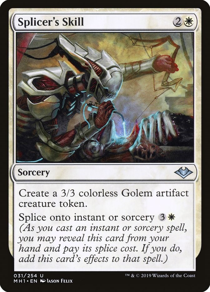 Splicer's Skill - Modern Horizons - Magic: The Gathering