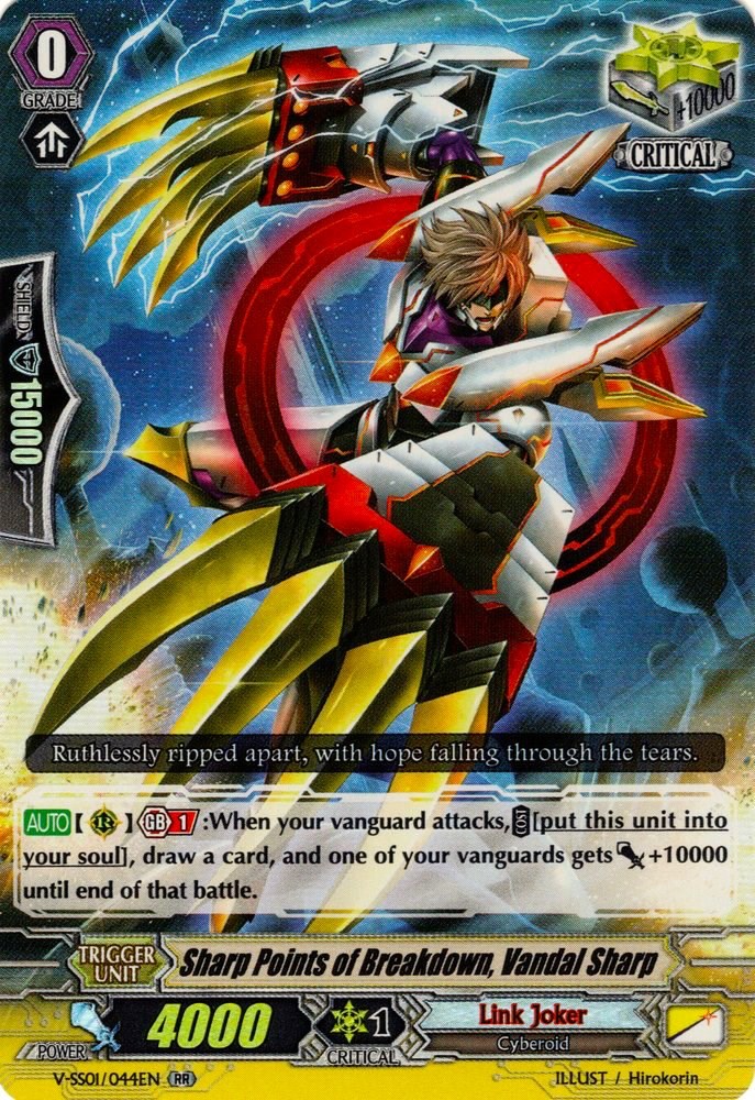 Sharp Points of Breakdown, Vandal Sharp - V-SS01: Premium Collection ...