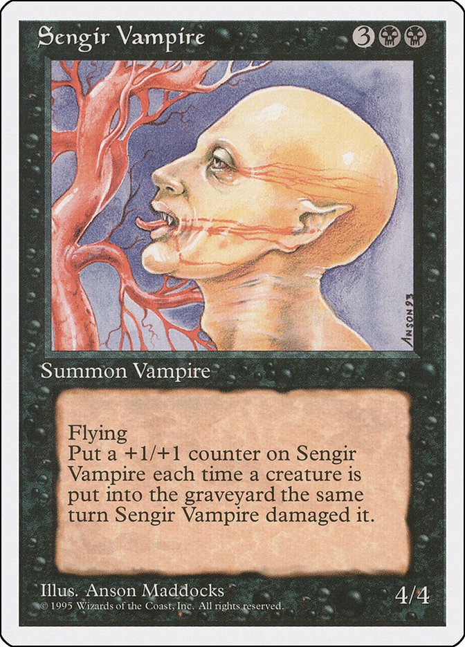 Sengir Vampire - Fourth Edition - Magic: The Gathering