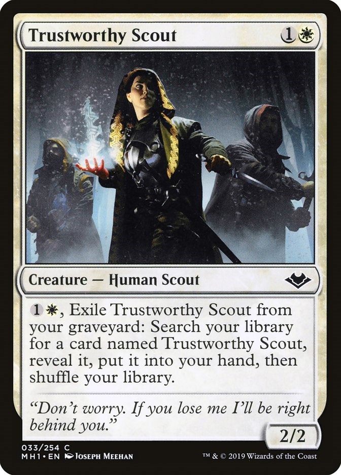 Trustworthy Scout - Modern Horizons - Magic: The Gathering