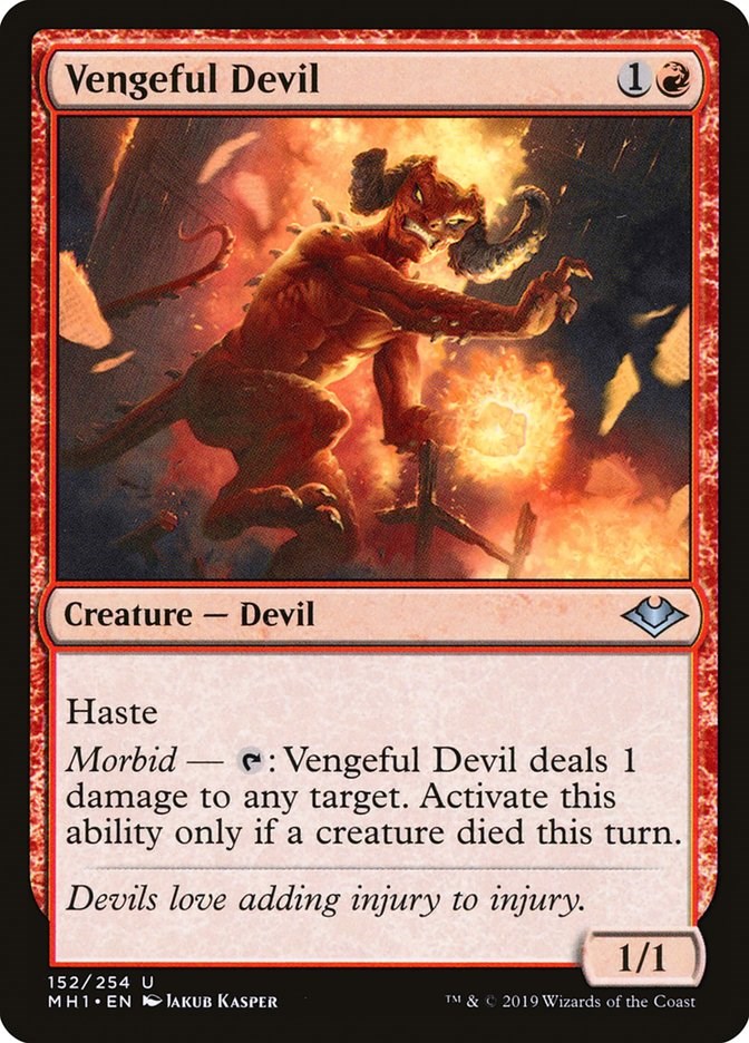 Vengeful Devil - Modern Horizons - Magic: The Gathering