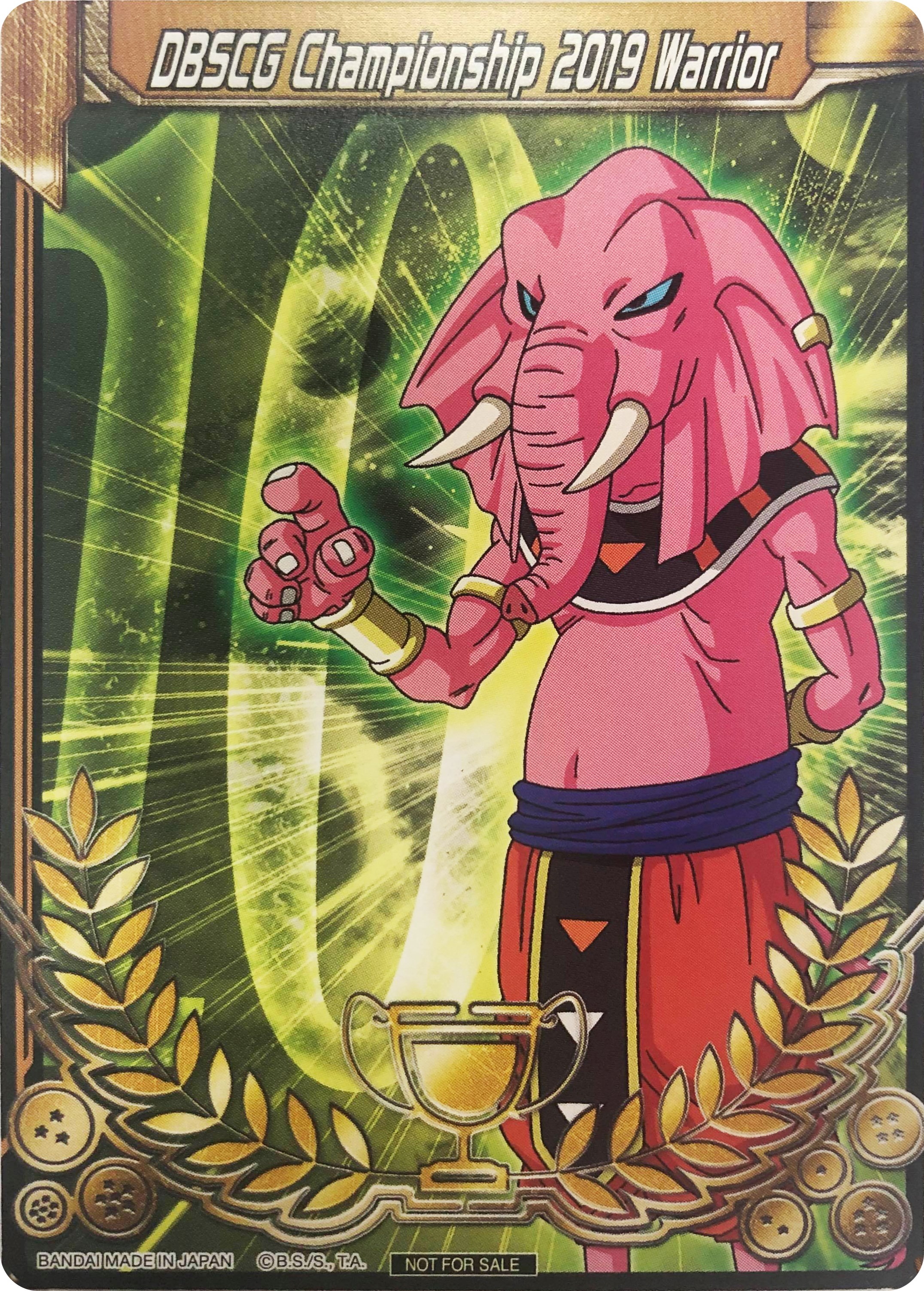 DBSCG Championship 2019 Warrior (Merit Card) - Universe 10 "Rumush ...