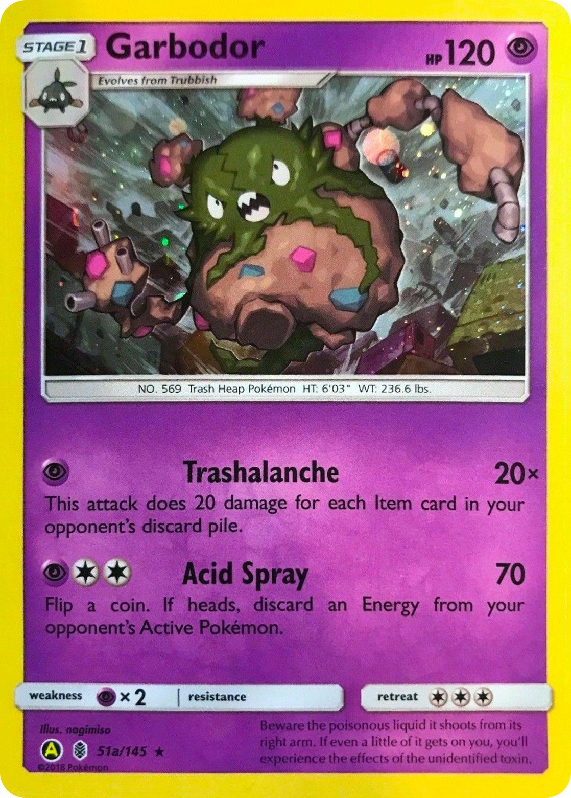 Garbodor Ex Card