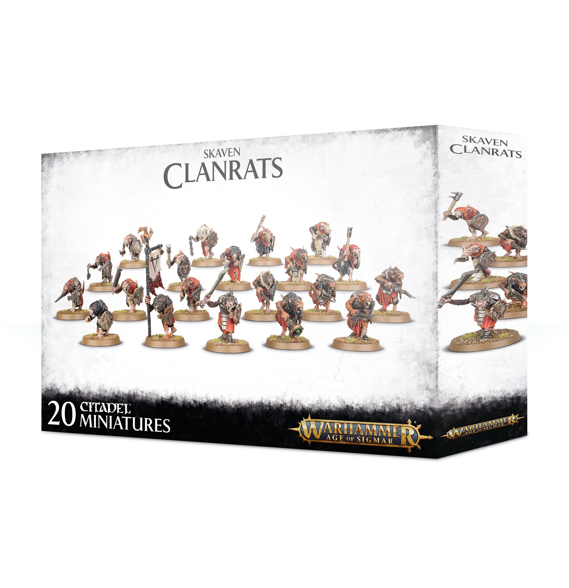 Warhammer: Age of Sigmar - Skaven Clanrats - Warhammer Plastic Box Sets ...
