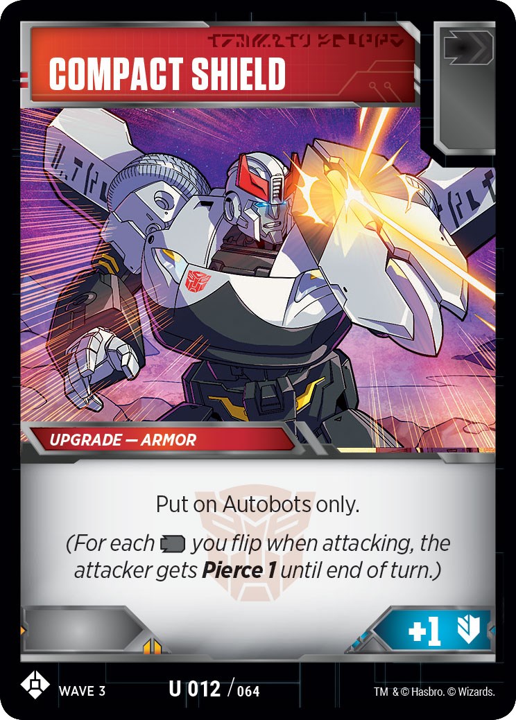Compact Shield - War for Cybertron: Siege I - Transformers TCG