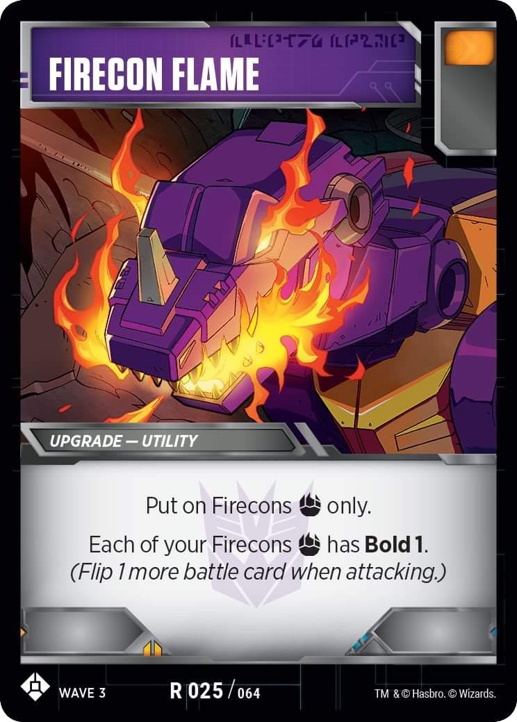 Firecon Flame - War for Cybertron: Siege I - Transformers TCG