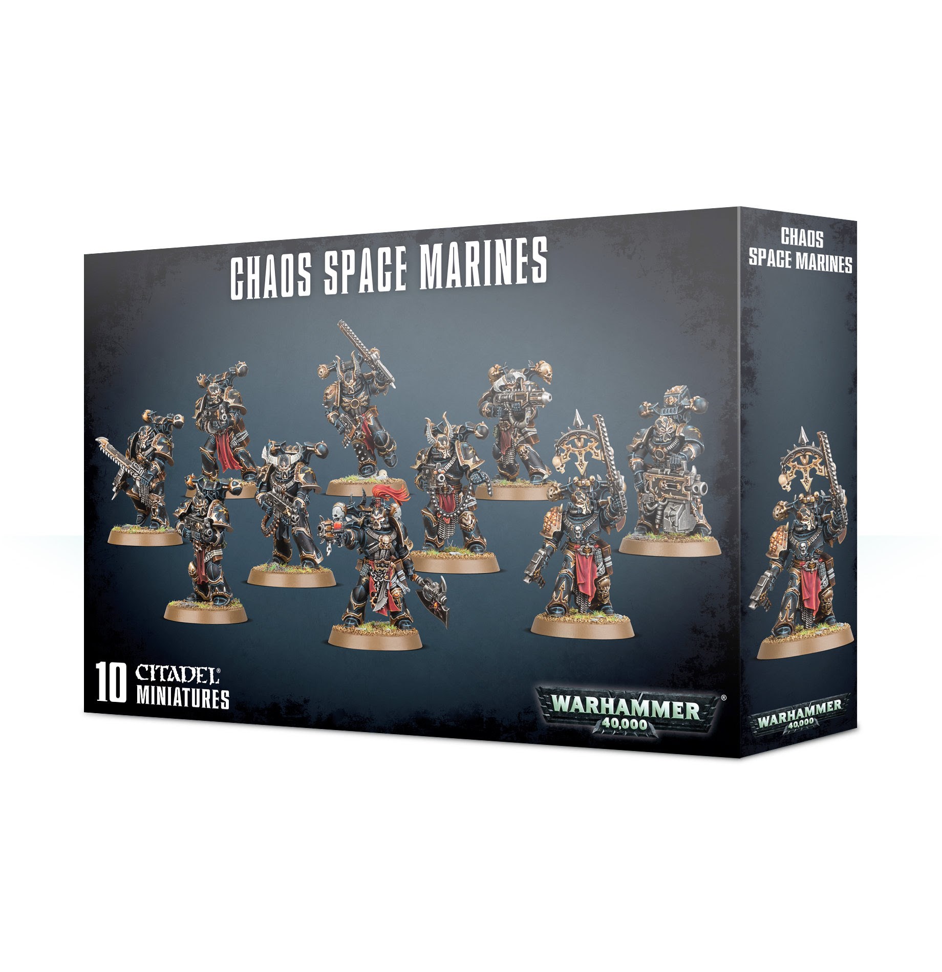 Warhammer: 40K - Chaos Space Marines - Warhammer Plastic Box Sets ...