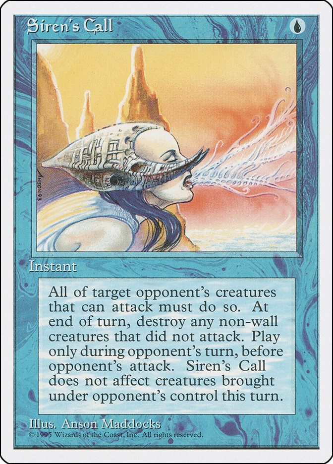Siren's Call - Fourth Edition - Magic: The Gathering