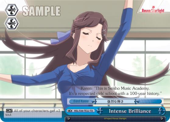 Intense Brilliance - Revue Starlight - Weiss Schwarz